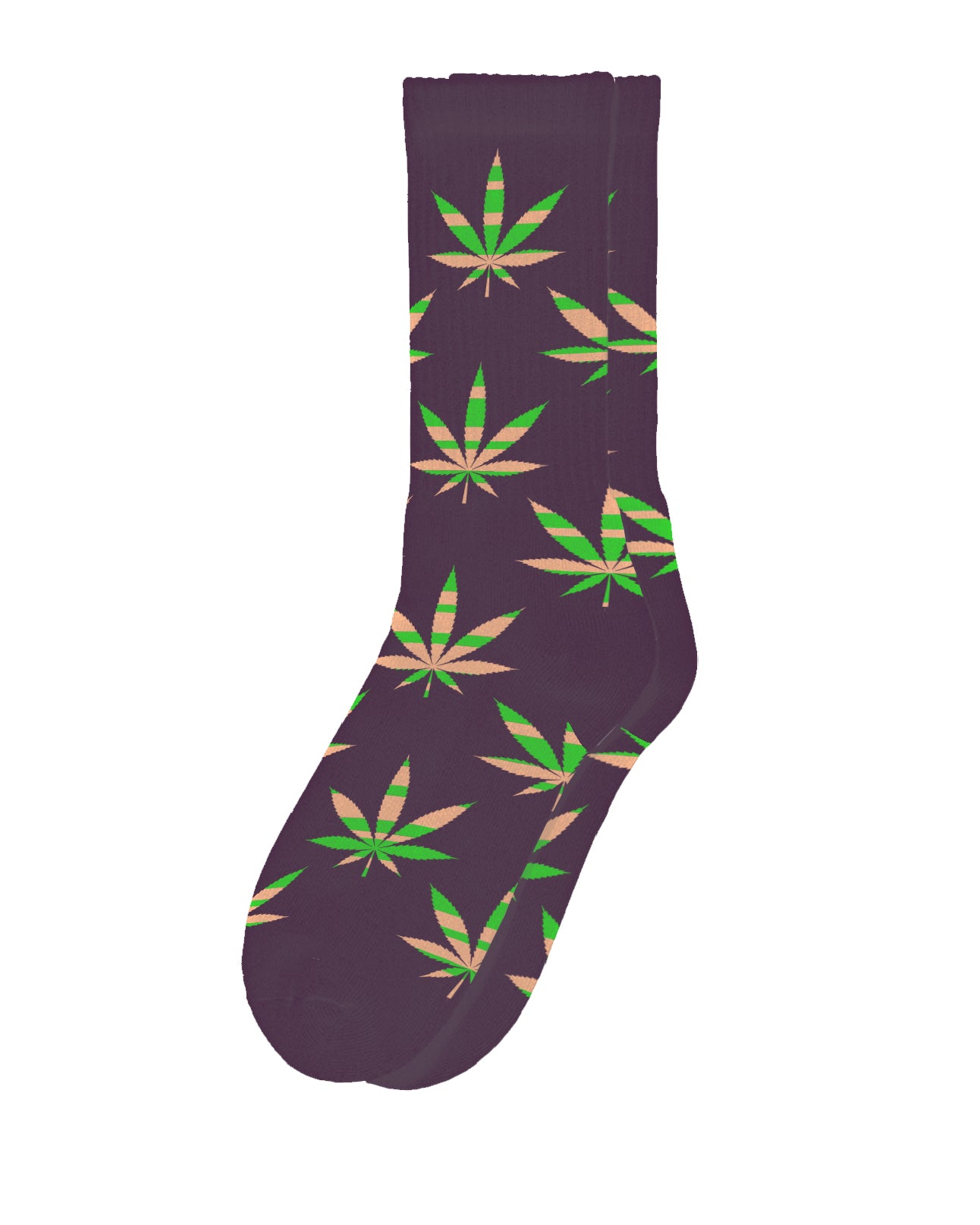 Purple Trippy Socks | Sillies Men & Women, Novelty Fun Socks, Cotton Blend – Silliesco