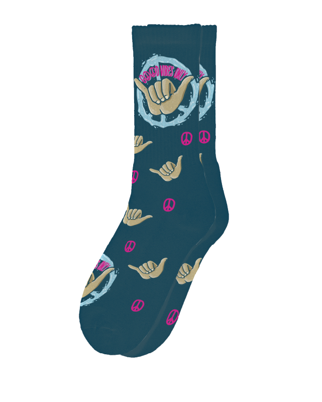 Good Vibes Only Socks | Sillies Men & Women, Novelty Fun Socks, Cotton ...