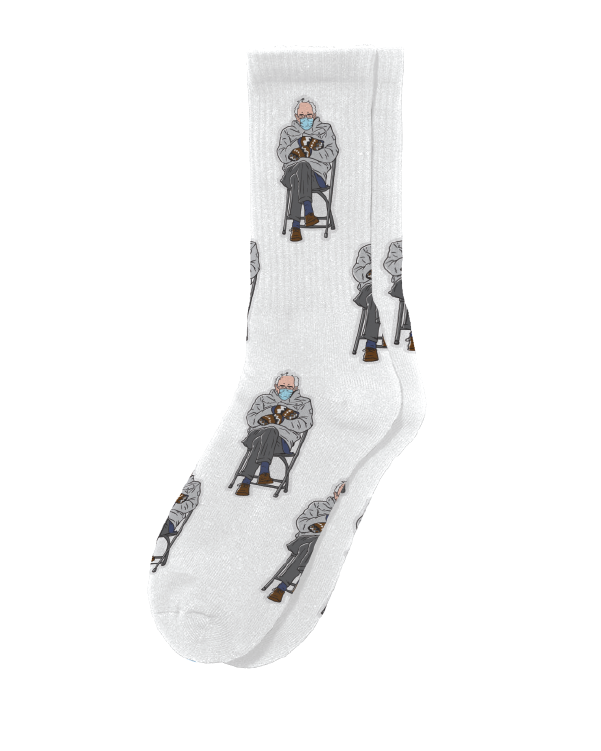 Bernie Socks | Sillies Men & Women, Novelty Fun Socks, Cotton Blend ...
