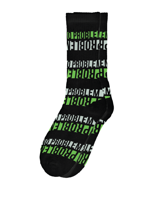 No Problem Socks | Sillies Men & Women, Novelty Fun Socks, Cotton Blend ...