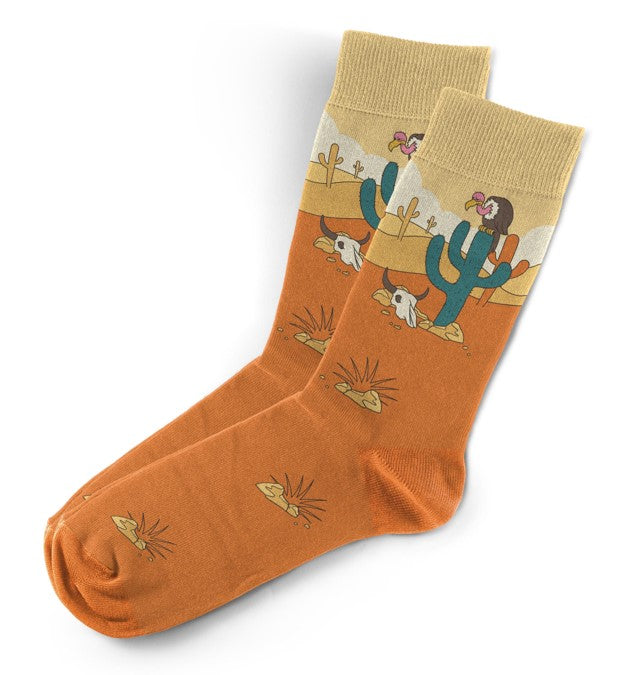 Desert Vulture Socks | Sillies Men & Women, Novelty Fun Socks, Cotton ...