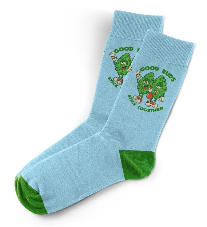 Good Buds Stick Together Socks | Sillies Men & Women, Novelty Fun Socks ...