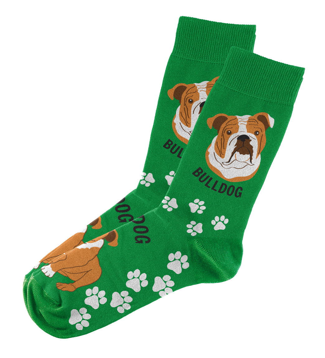 Mens Fatmingo Bulldog Socks | Multi-Color Fun Socks | Machine Wash ...