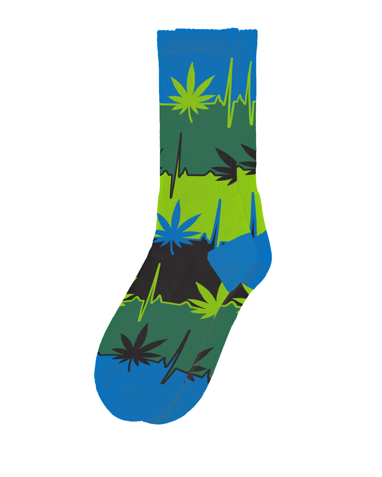 Weed Beat Socks | Sillies Men & Women, Novelty Fun Socks, Cotton Blend ...