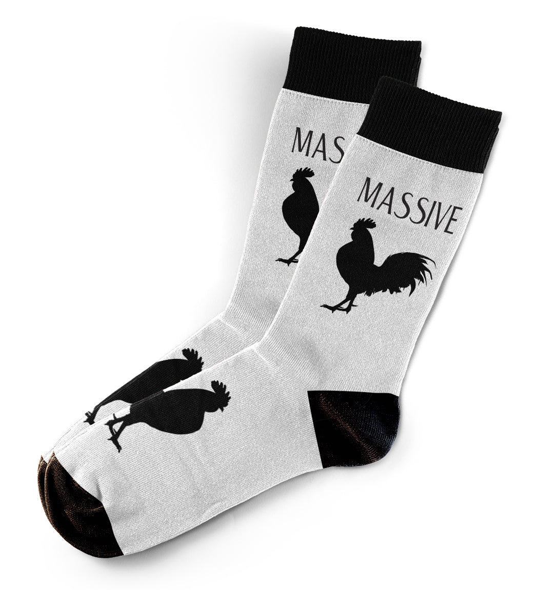 Massive (Rooster) Socks | Sillies Men & Women, Novelty Fun Socks ...