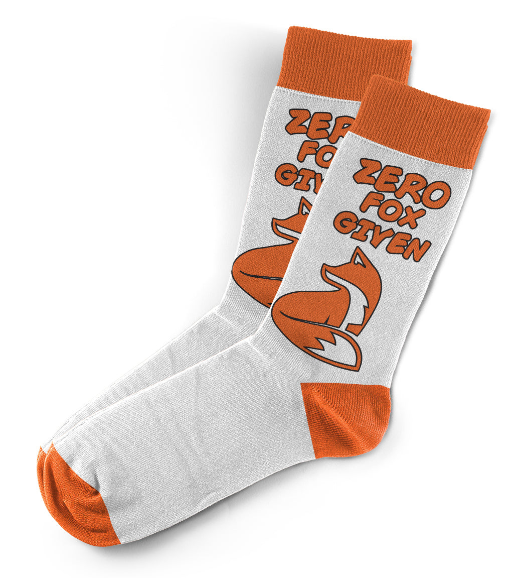 Zero Fox Given Socks | Sillies Men & Women, Novelty Fun Socks, Cotton ...